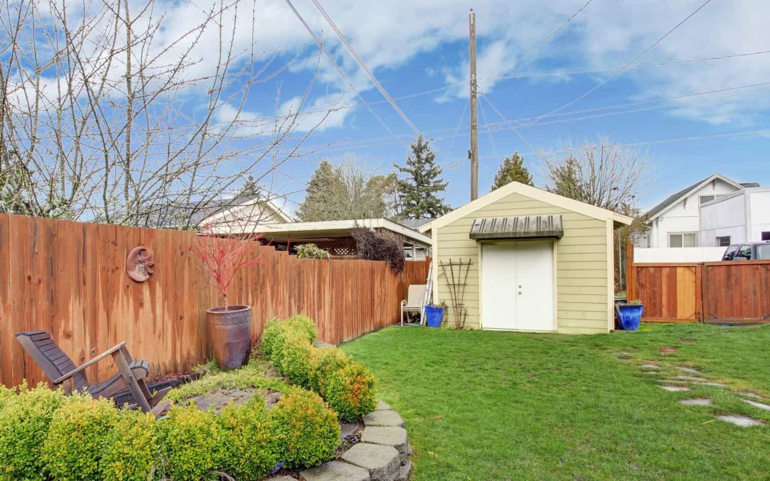 How Far Does Your Shed Have to Be from Your Fence? – BackYardWay